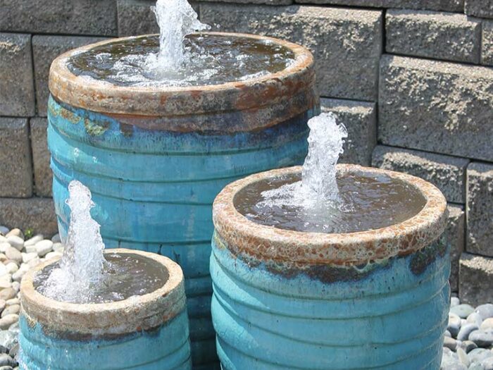 Disappearing Water Fountains - Aquatic & Garden Decor